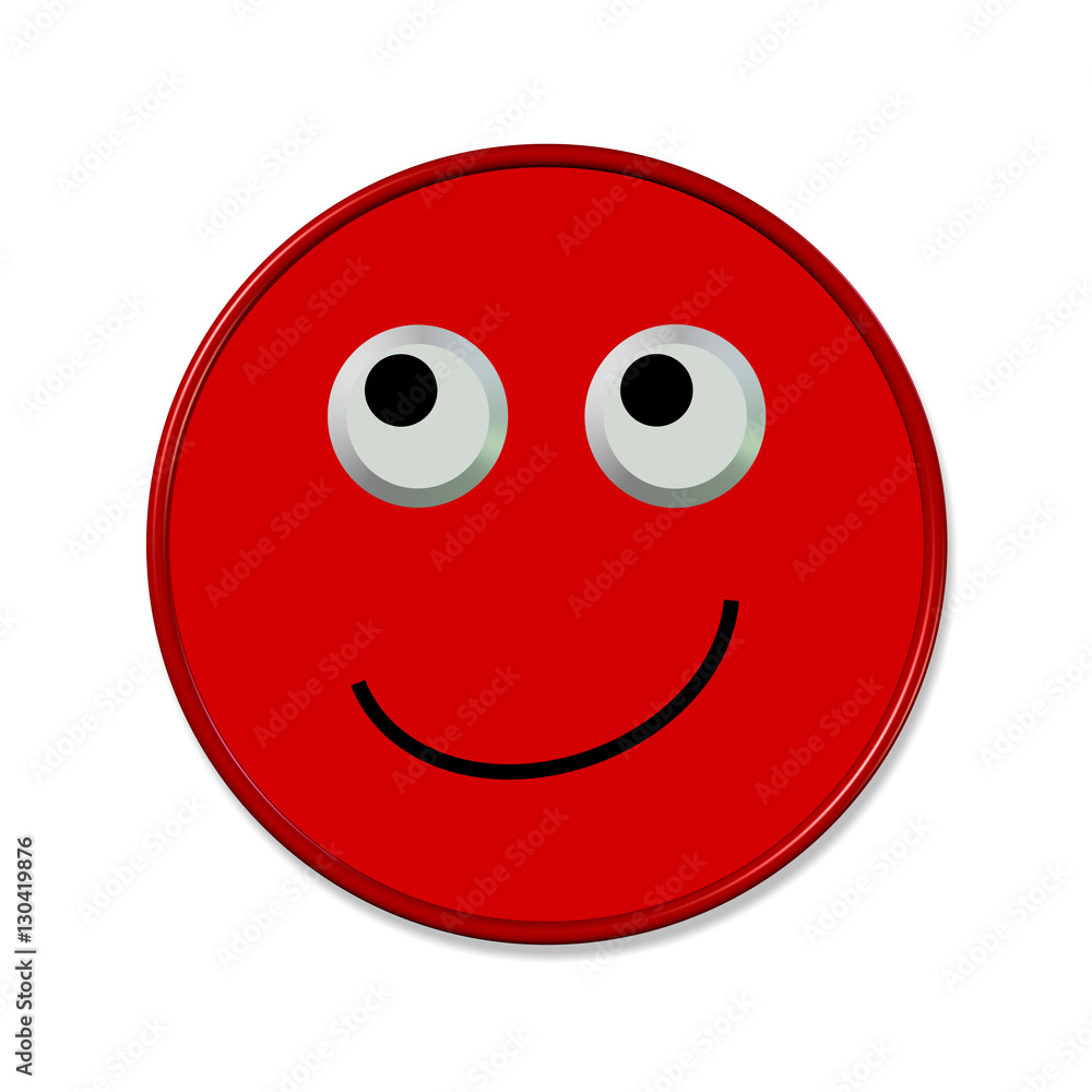 Smiley, Freude, freundlich, froh, heiter, lächeln Stock-Illustration ...