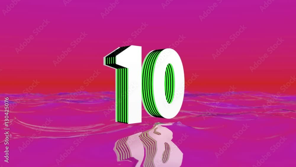 Top 10 countdown with Top ten text intro, ideal for online videos and ...