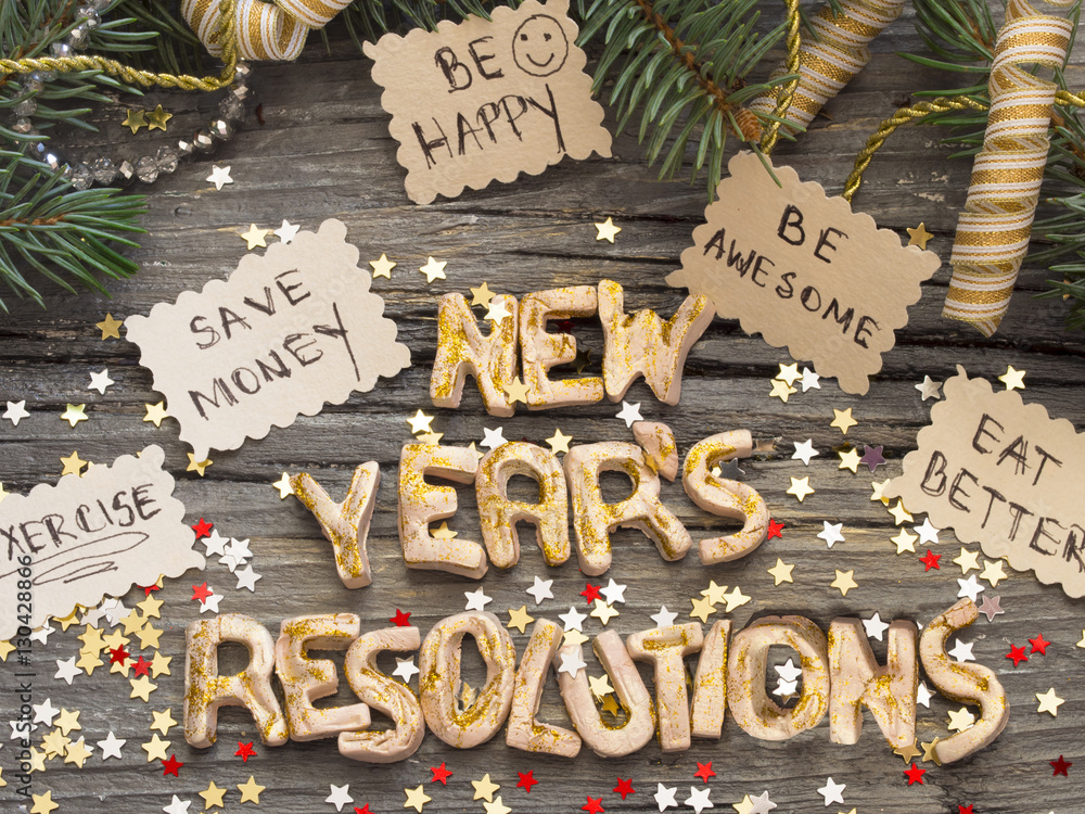 New Year's Resolutions Stock Photo | Adobe Stock