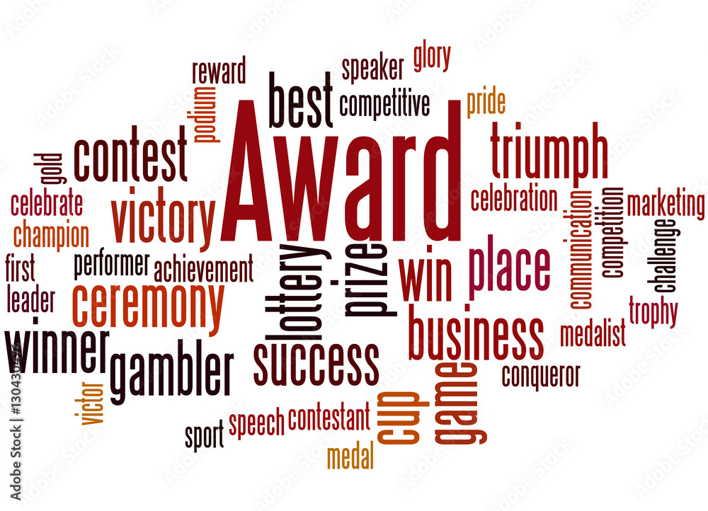 Award, word cloud concept 8 Stock Illustration | Adobe Stock