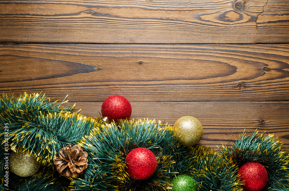 Red Gold Christmas Background