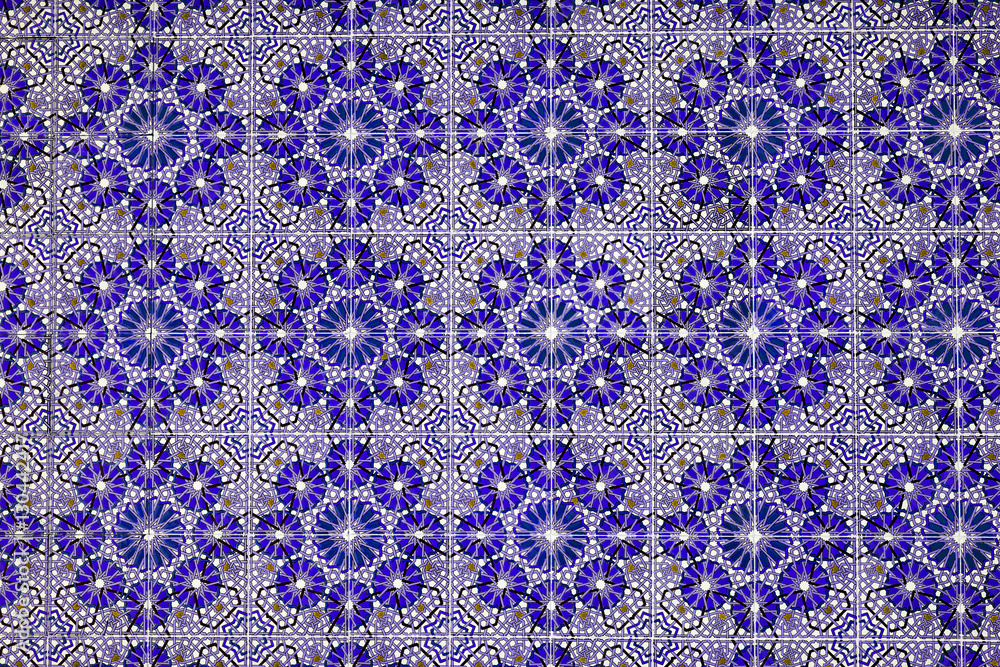 Seamless mosaic tile pattern Stock Photo | Adobe Stock