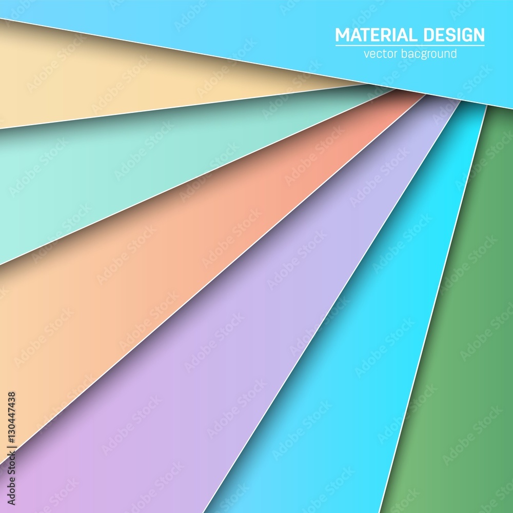 Vector material design background. Abstract creative concept layout ...