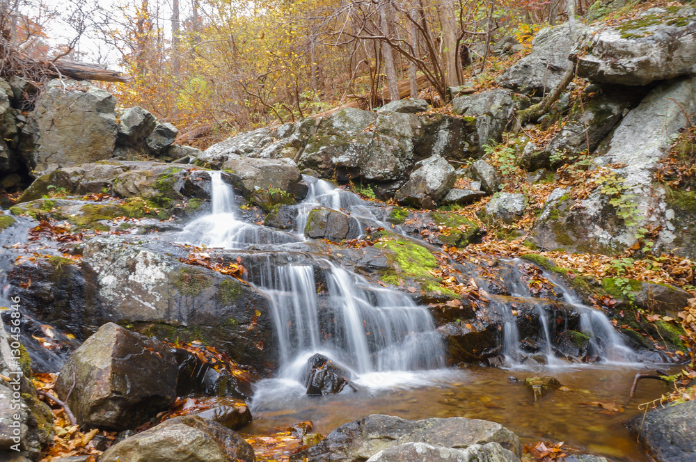 Fallingwater Cascades on Virginia's Blue Ridge Parkway Stock Photo ...