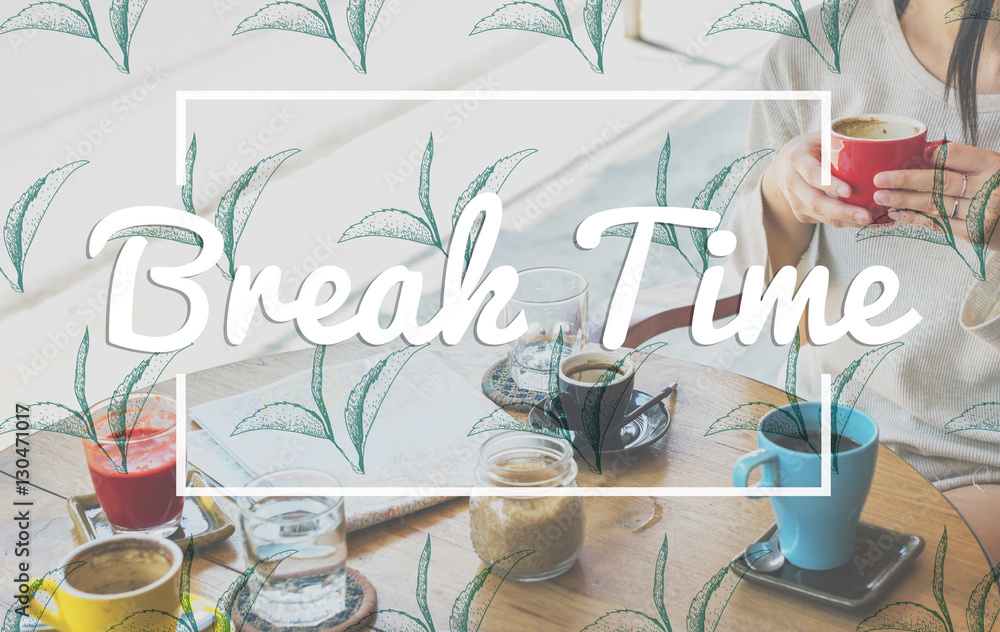 Break Tea Coffee Time Relax Concept 스톡 사진 | Adobe Stock