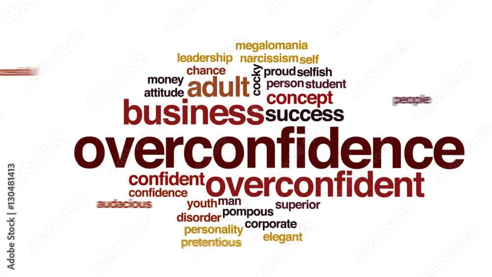 Overconfidence animated word cloud. Stock Video | Adobe Stock