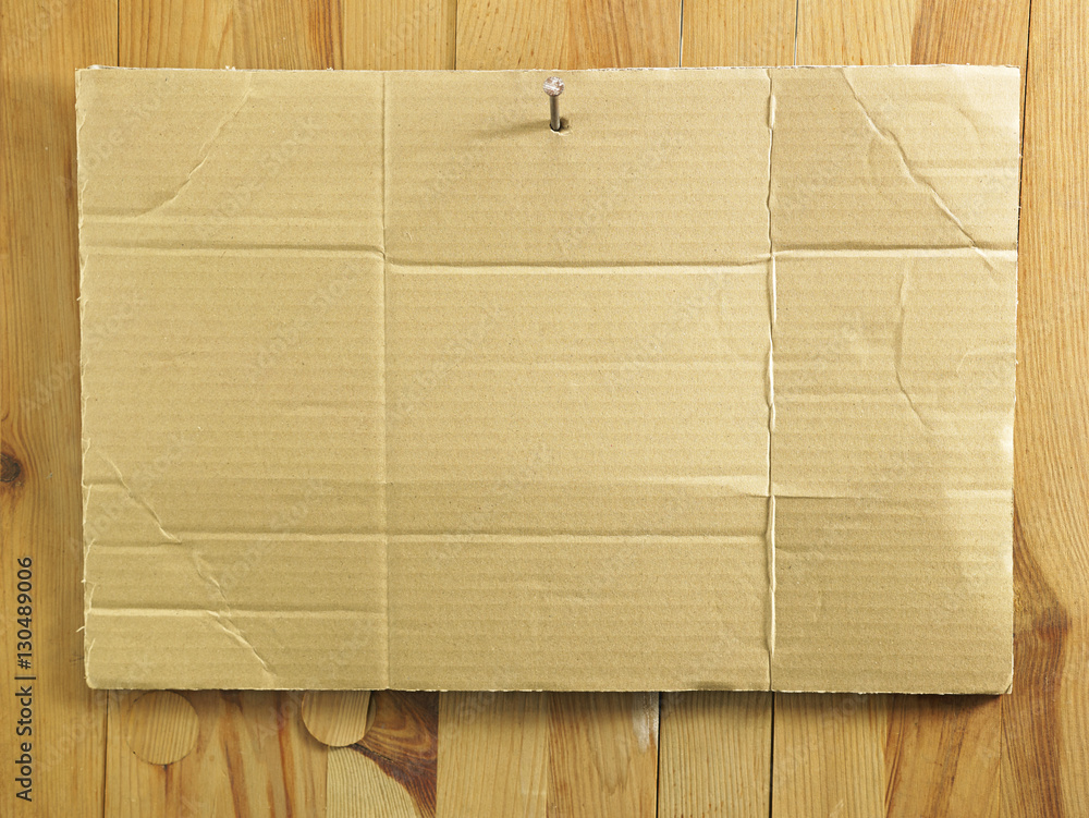 blank cardboard Stock Photo | Adobe Stock