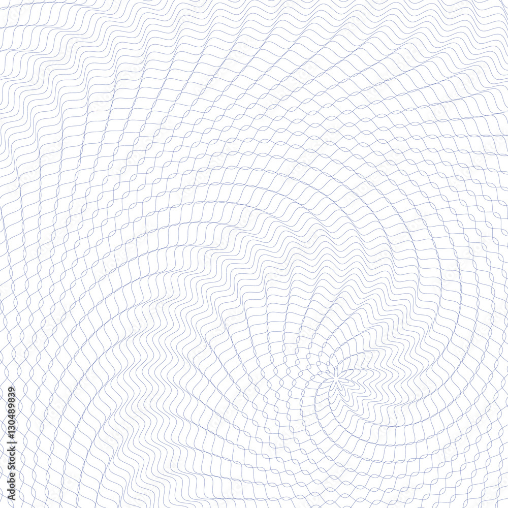 Guilloche background. Monochrome guilloche texture with waves. Original ...