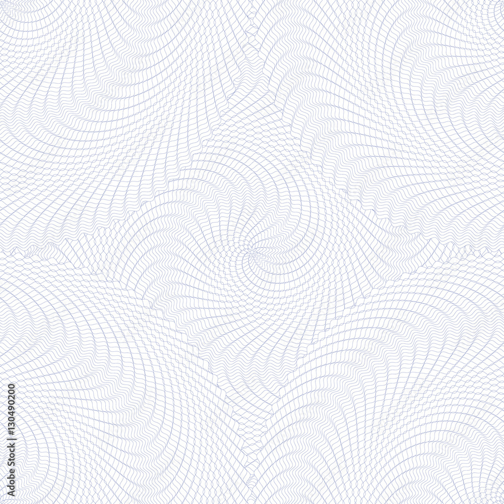 Guilloche background. Monochrome guilloche texture with waves. Original ...