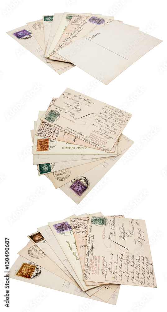 alte antike postkarte, postkarten um 1900 Stock Photo | Adobe Stock