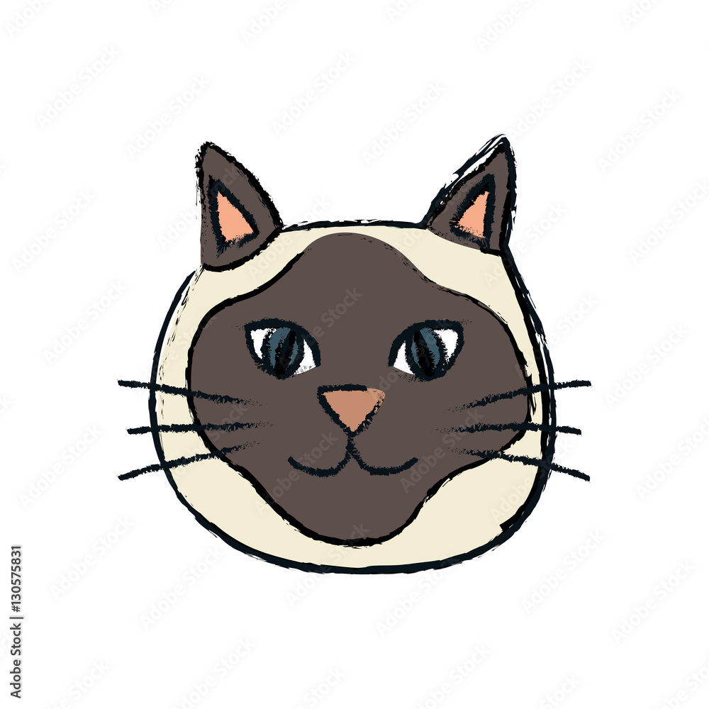 Cute cat cartoon icon vector illustration graphic design Stock ...