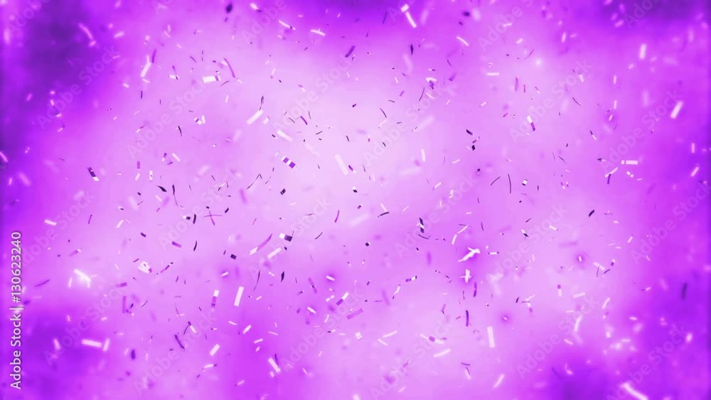 Vidéo Stock Looping randomly flowing confetti backgound. Abstract ...