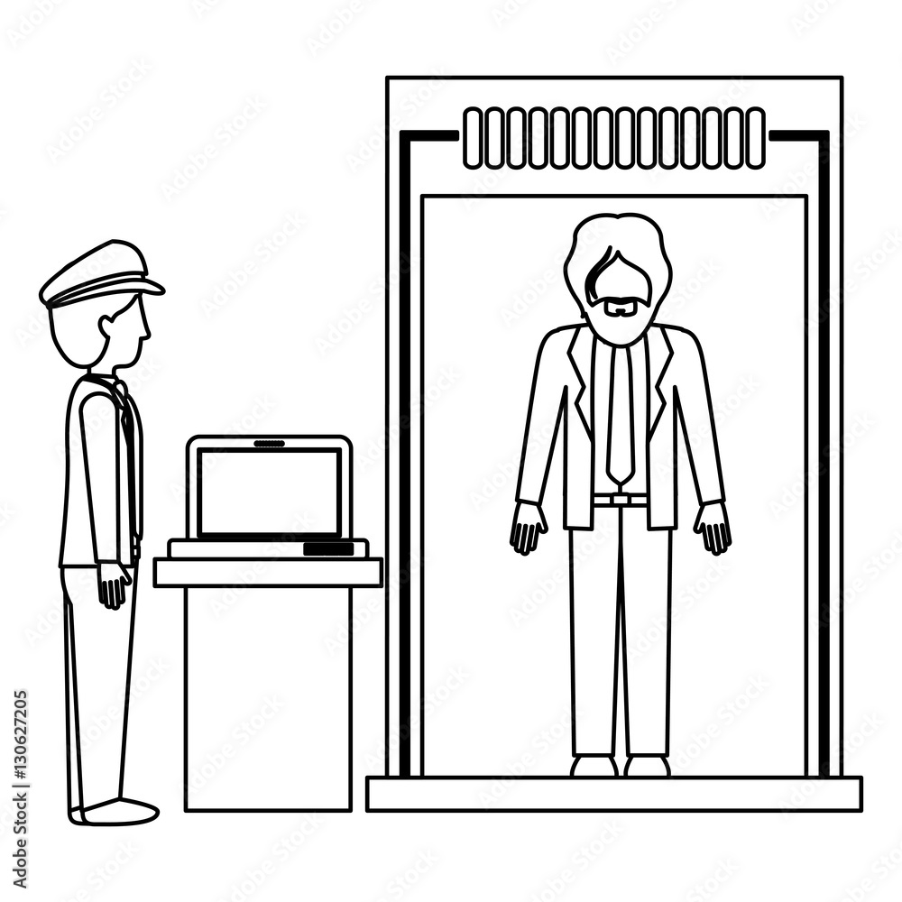 Security Checkpoint Icon