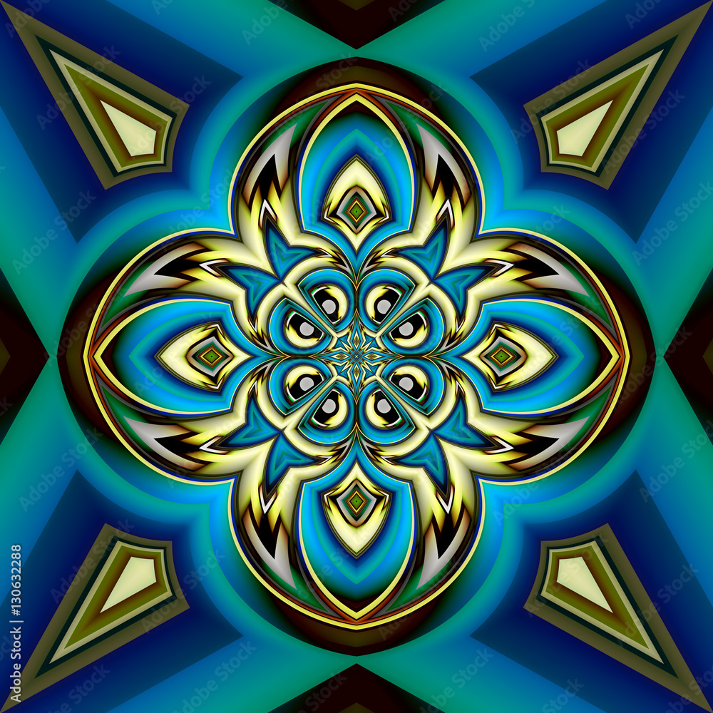 Abstract background with a pattern in a central symmetry Stock ...