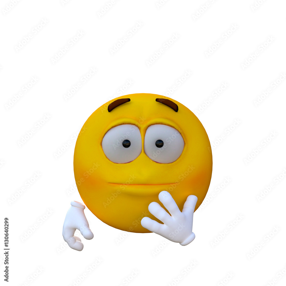 One yellow smiley. Disappointed Stock Illustration | Adobe Stock