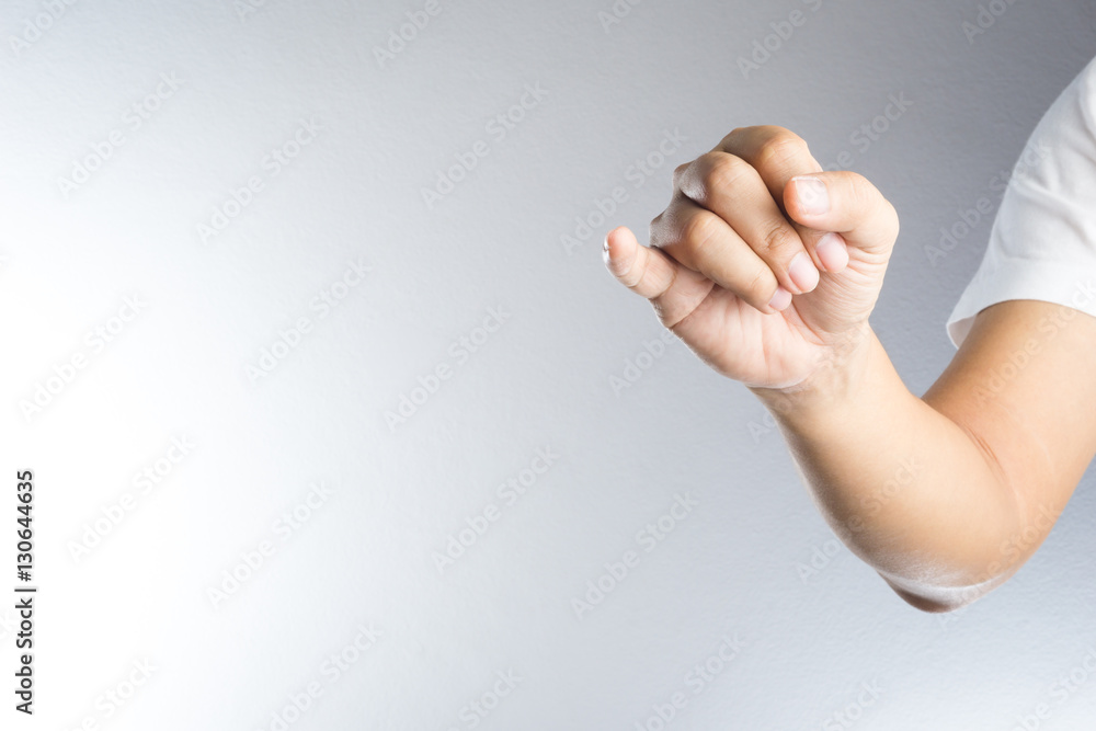 Promise hand sign Stock Photo | Adobe Stock