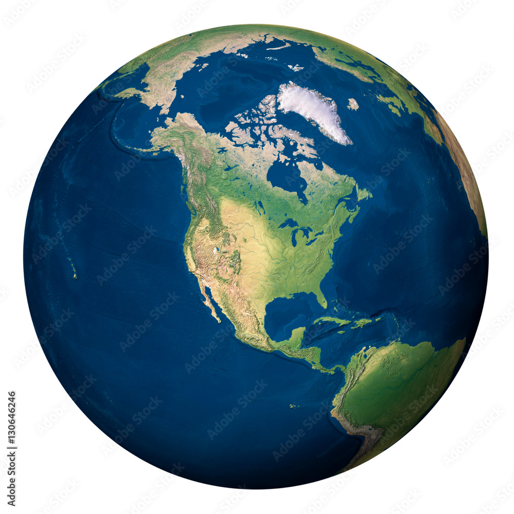 Planet Earth, North America - Pianeta Terra, Nord America Stock ...