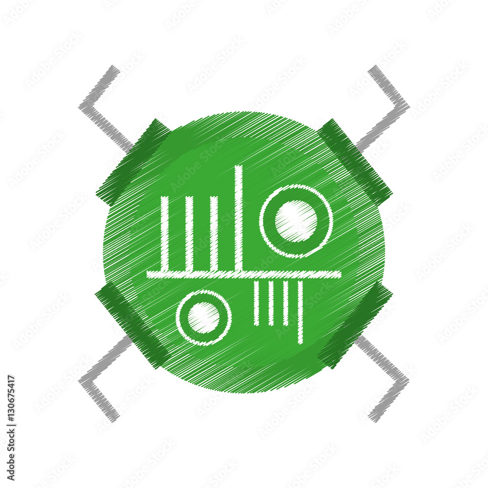 drawing technical data processor vector illustration eps 10 Stock ...