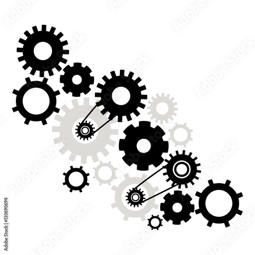 Machine Gears Clipart