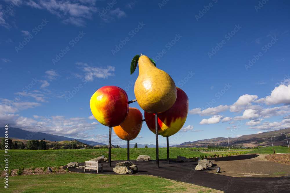 landmark of Cromwell town in New Zealand Stock-Foto | Adobe Stock