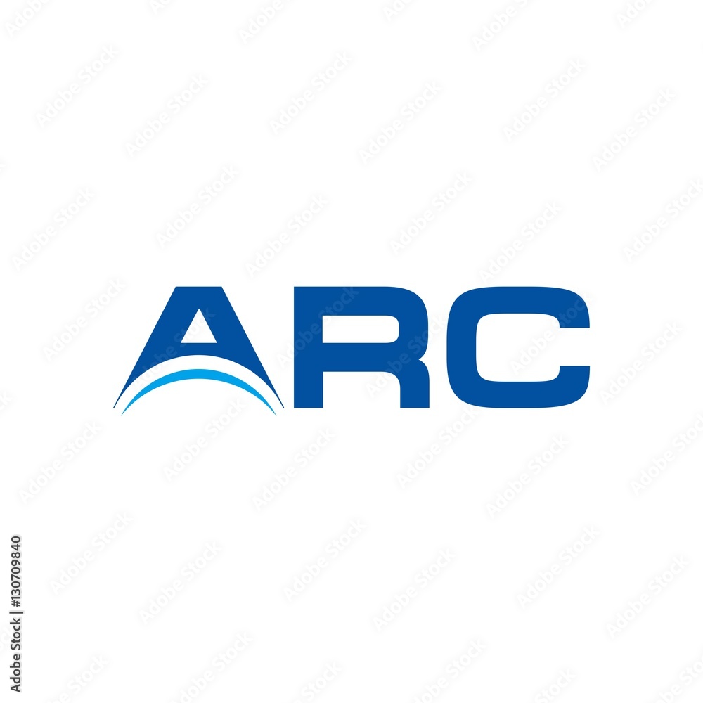 arc logo. arch symbol. logotype. Stock Vector | Adobe Stock