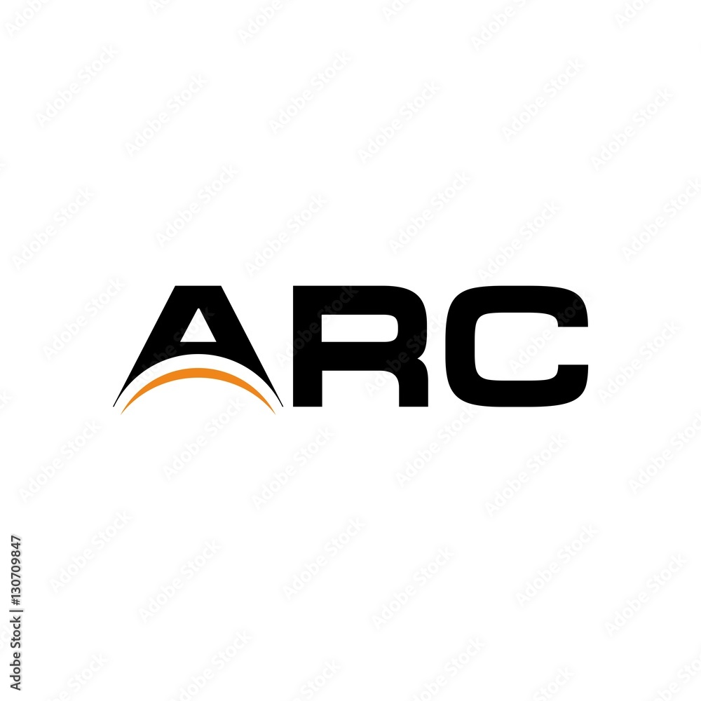 arc logo. arch symbol. logotype. Stock Vector | Adobe Stock