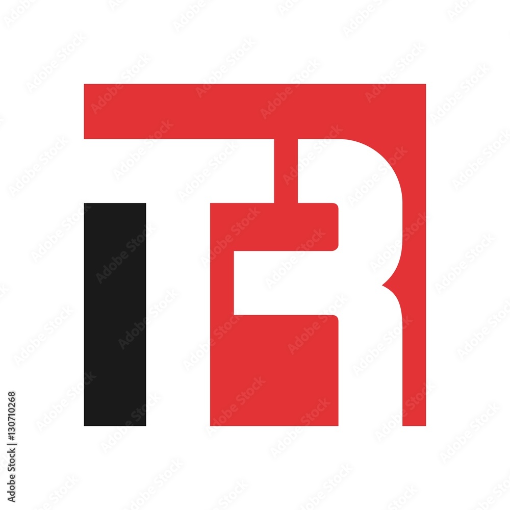letter R and T logo vector Stock Vector | Adobe Stock