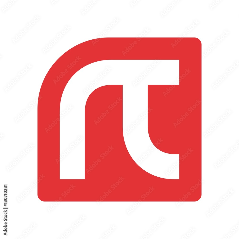 letter R and T logo vector Stock-Vektorgrafik | Adobe Stock
