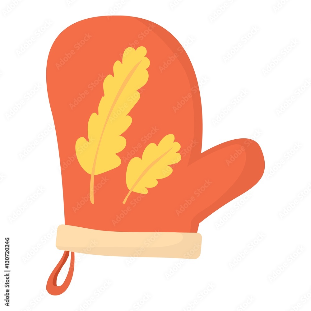 Mitten icon. Cartoon illustration of mitten vector icon for web Stock ...
