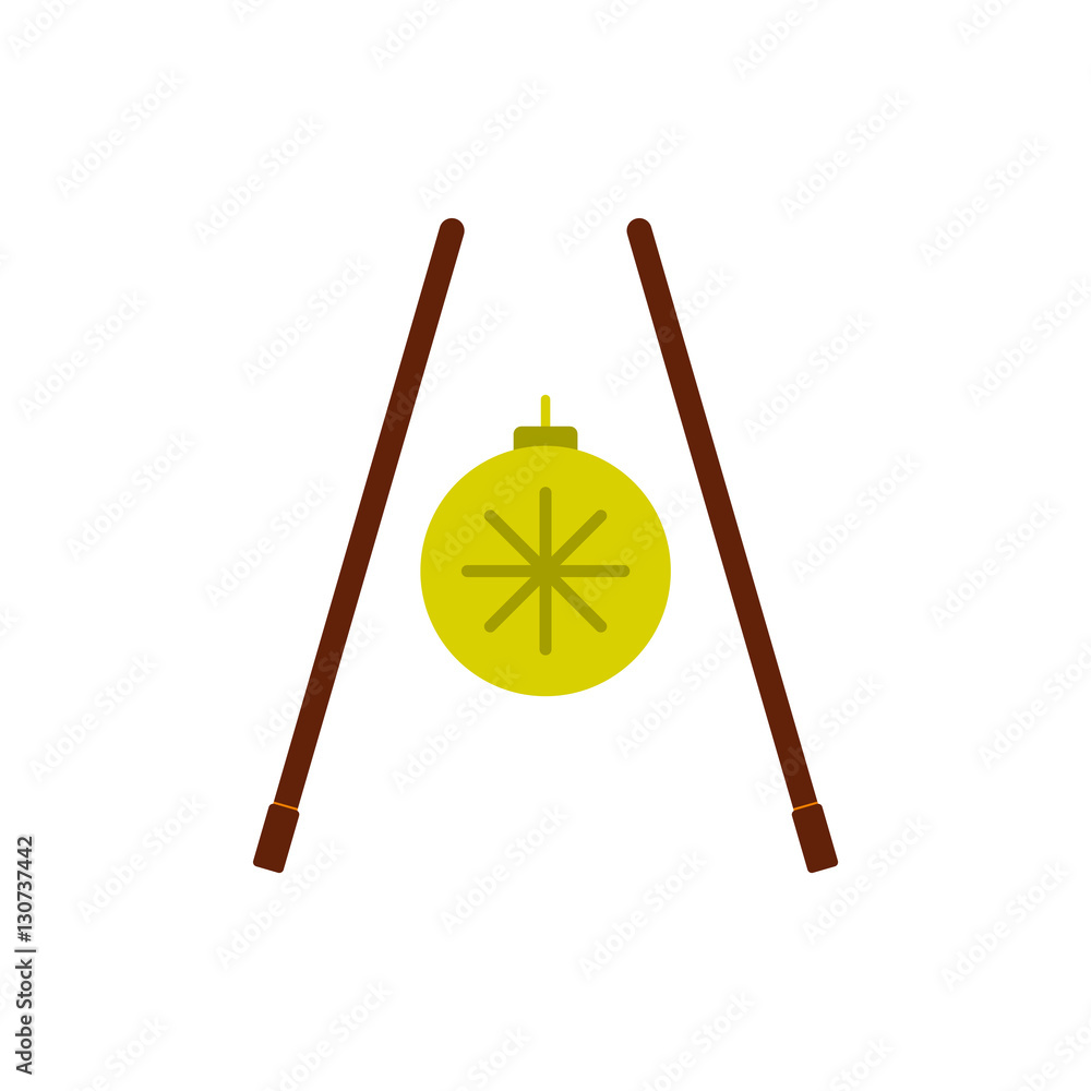 chopsticks Vector illustration of Chinese new year celebration in flat ...