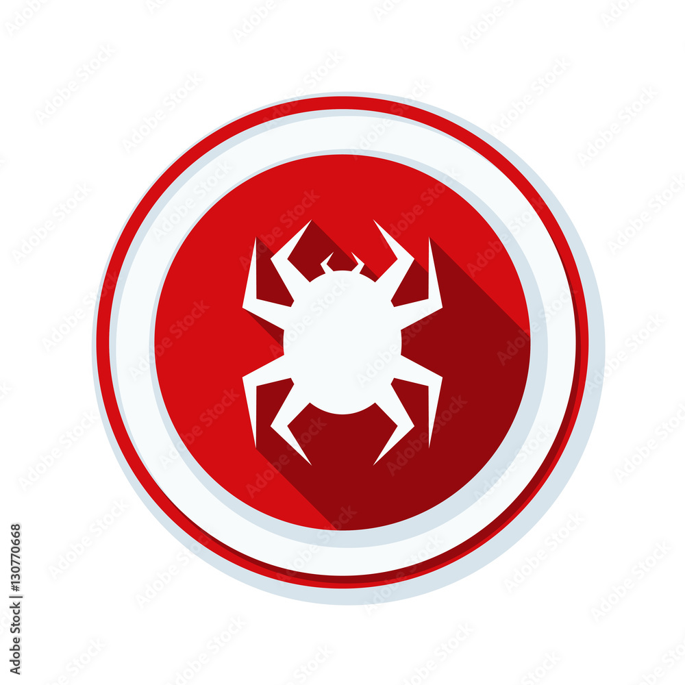 Virus hazard sign Stock Vector | Adobe Stock