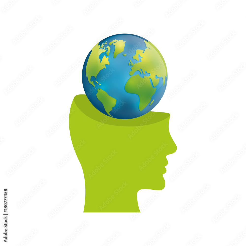 World earth map Design Vector illustration, white background Stock ...