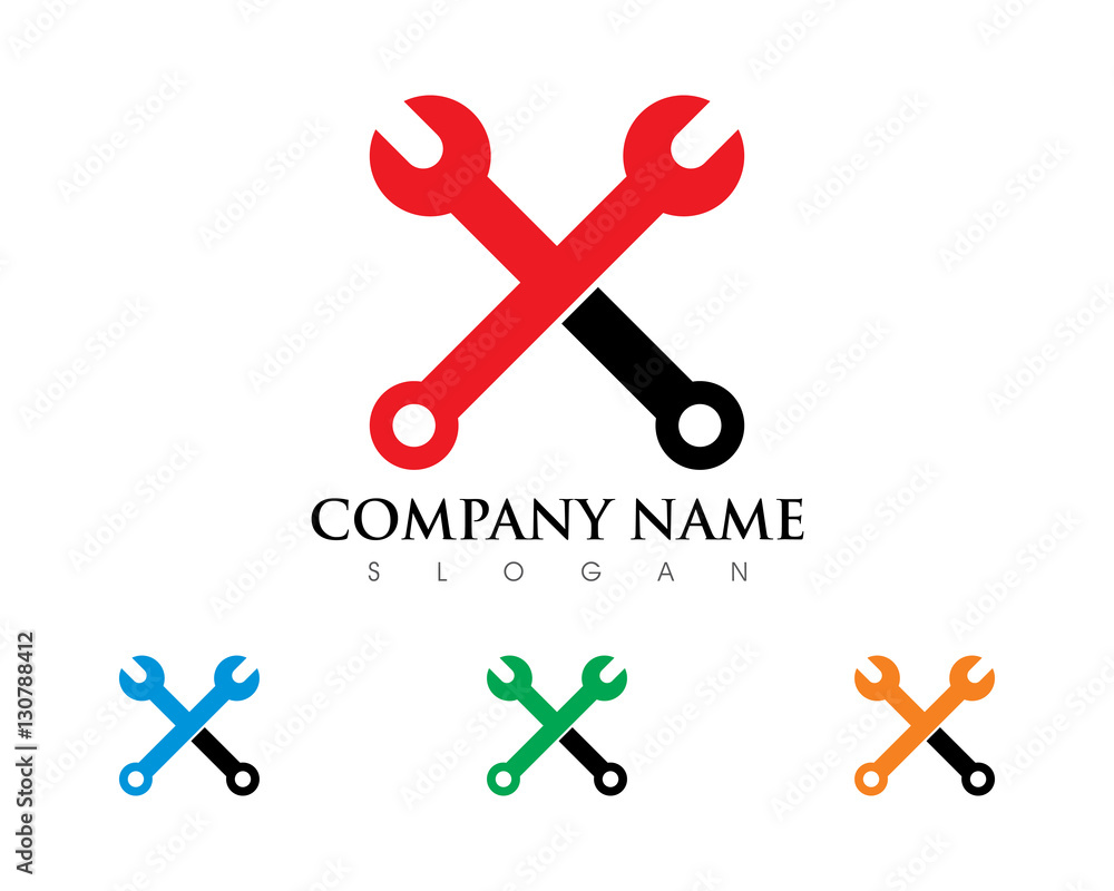 Repair Logo Stock Vector | Adobe Stock
