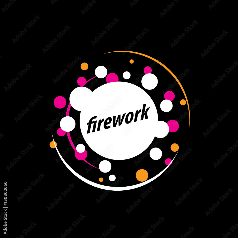 vector logo firework Stock Vector | Adobe Stock