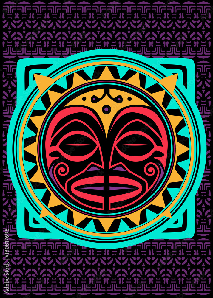 Maori pattern background for business Stock Vector | Adobe Stock