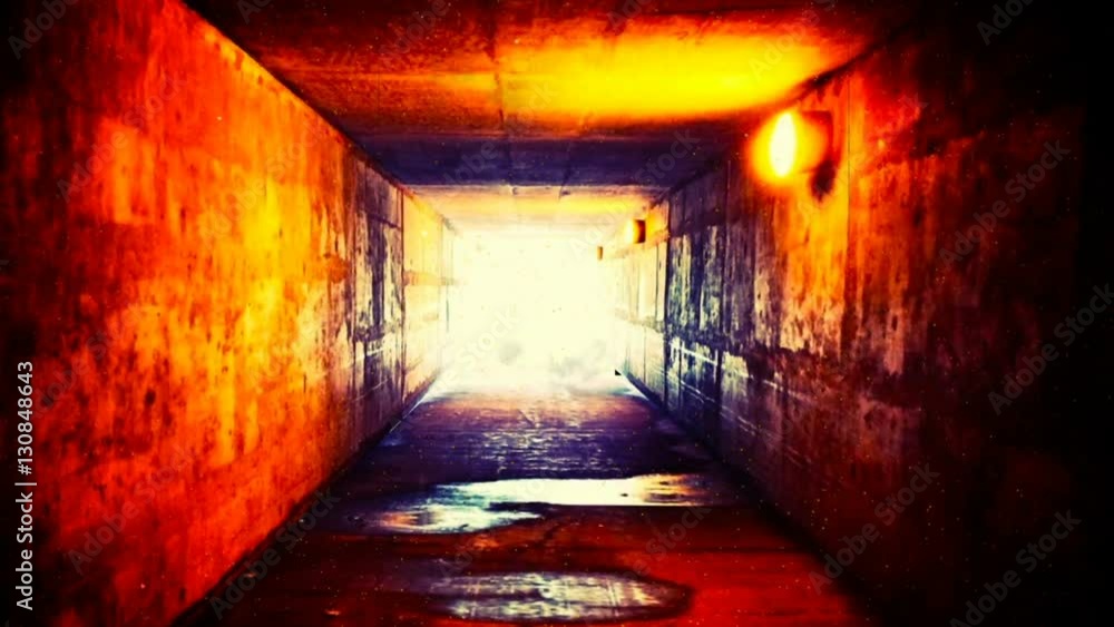 Scary Horror Corridor, Abstract Background Stock Video | Adobe Stock