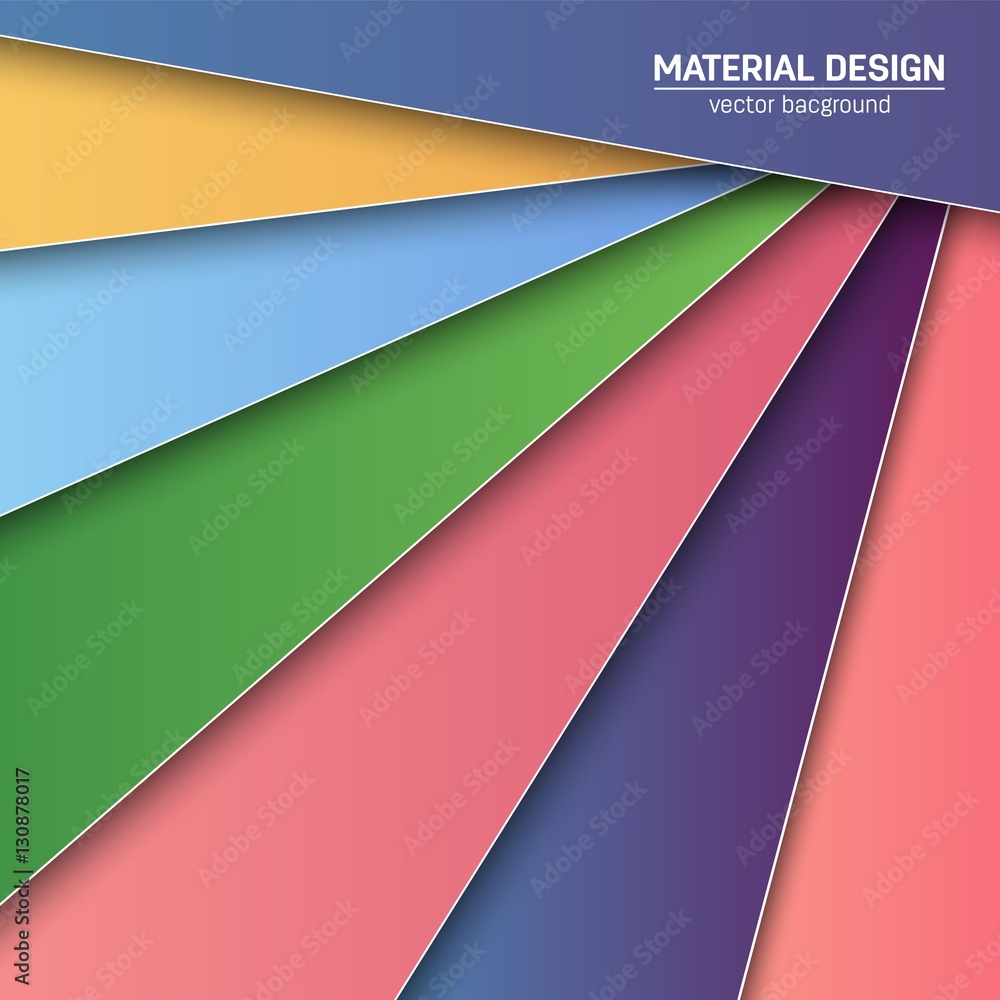 Vecteur Stock Vector material design background. Abstract creative ...