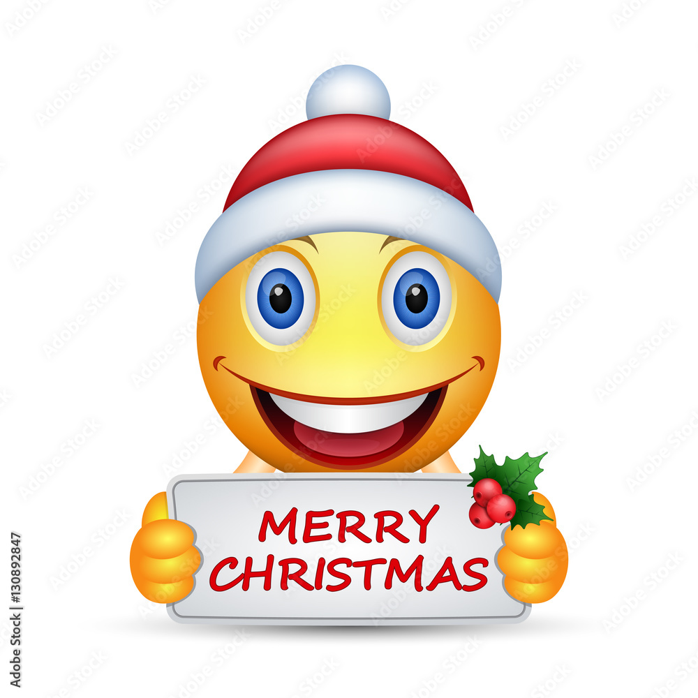 Christmas Happy Faces Clip Art