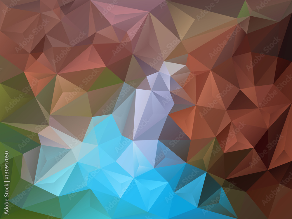 vector abstract irregular polygon background with a triangle pattern in ...
