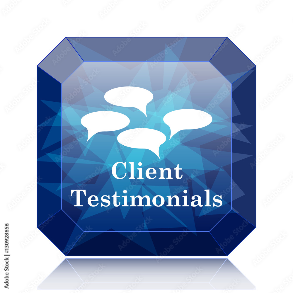 Client testimonials icon Stock-Illustration | Adobe Stock Client testimonials icon Stock-Illustration | Adobe Stock