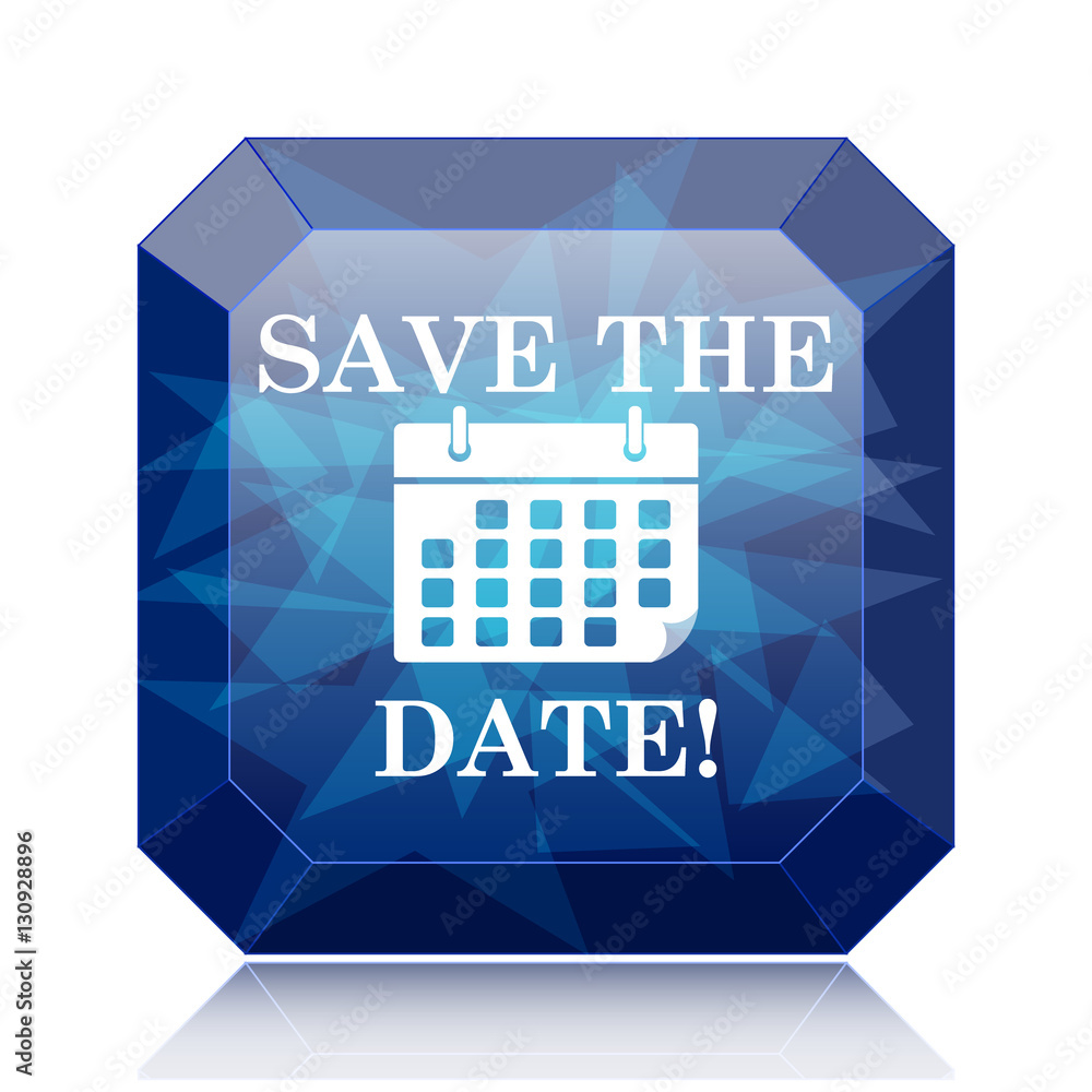 Save the date icon Stock Illustration | Adobe Stock