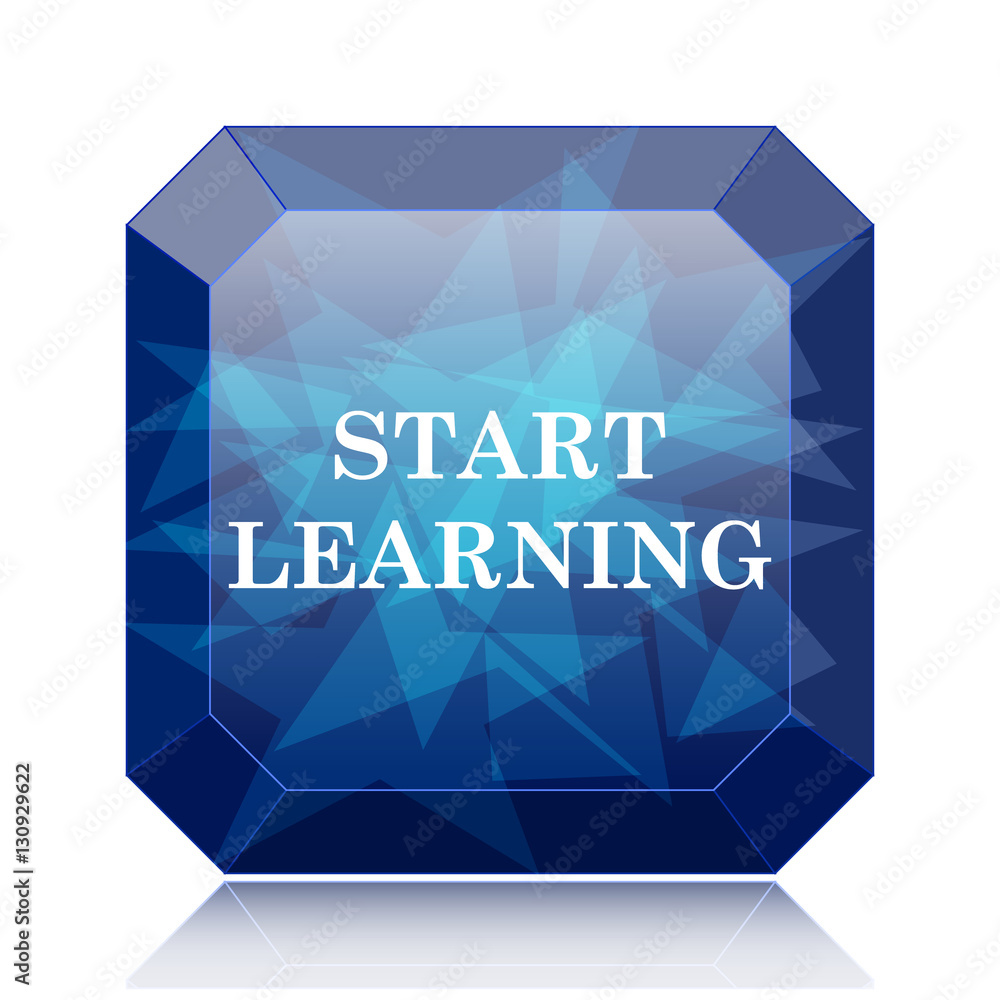 Start learn icon Stock Illustration | Adobe Stock