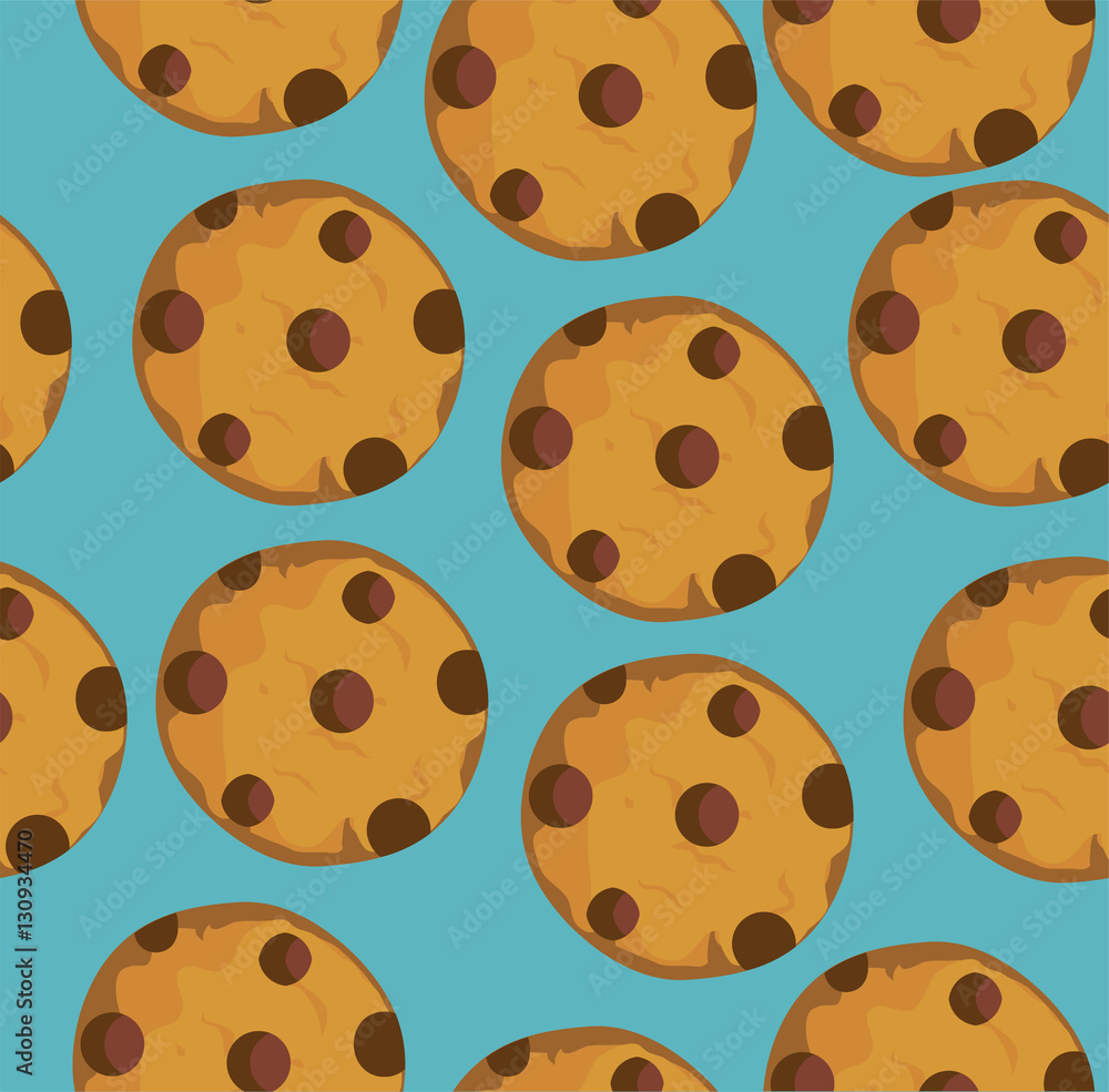 vector cookie seamless Stock 벡터 | Adobe Stock