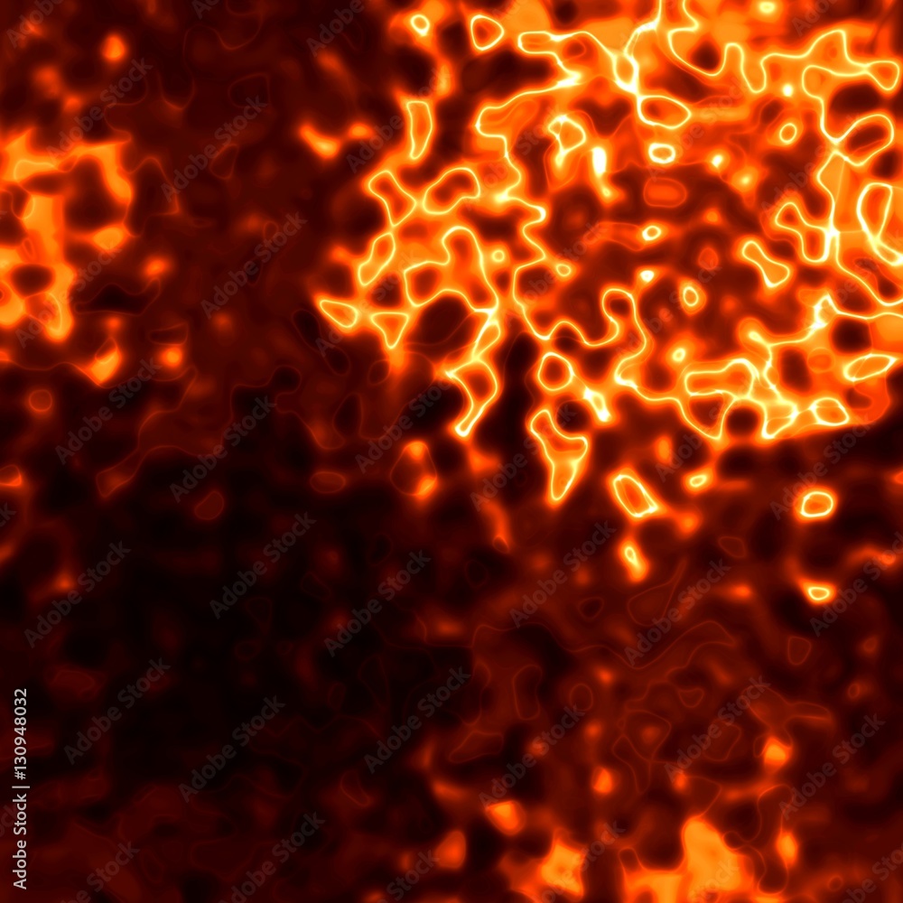 Bright orange abstract lava burning eruption background Stock ...