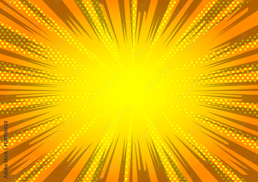 Vector illustrated cartoon, comic book style background. Stock Vector ...