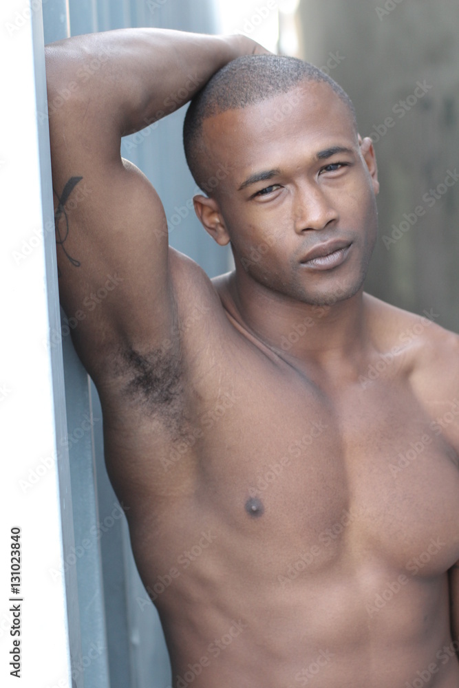 Shirtless man with a perfect body Stock Photo | Adobe Stock
