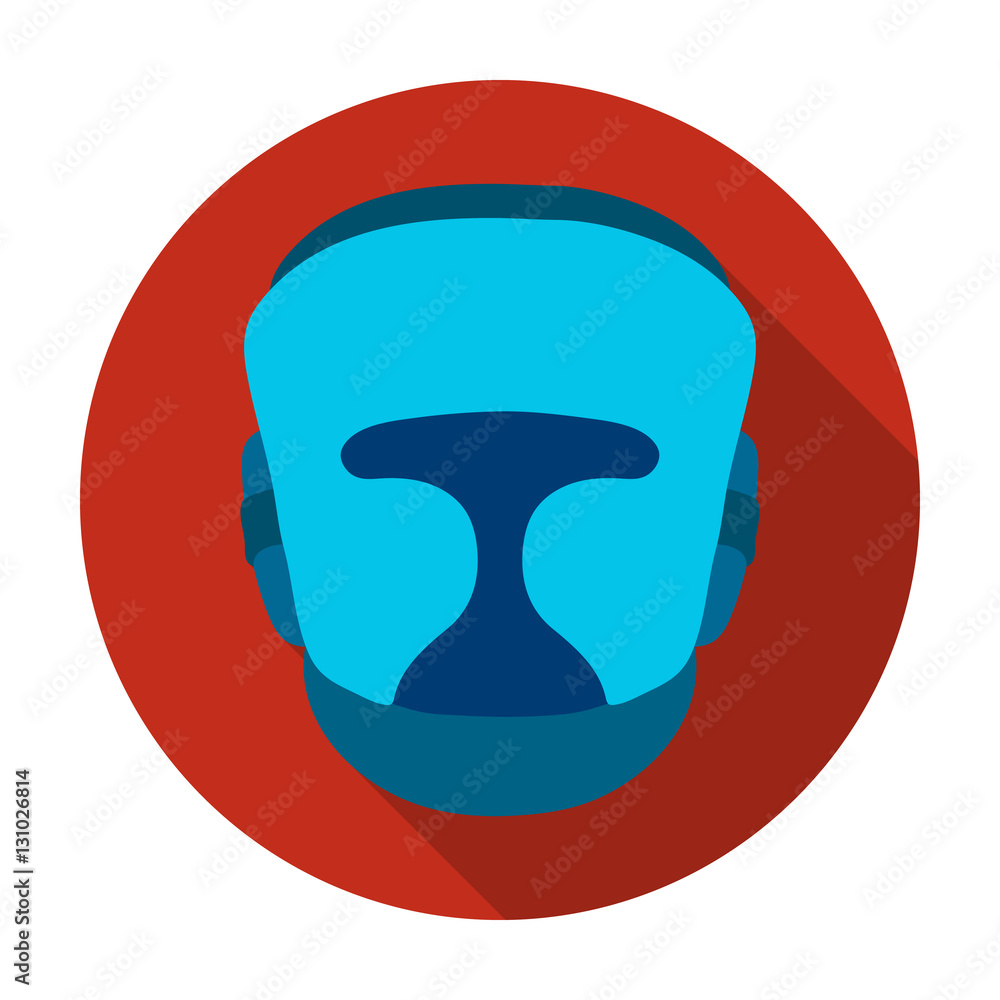 Boxing robe icon in flat style isolated on white background. Boxing ...