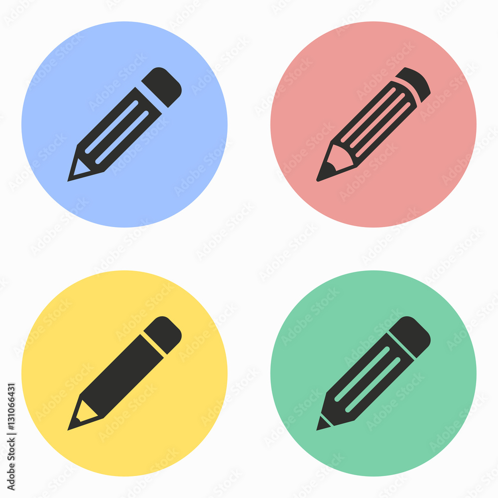 Pen icon set. Stock Vector | Adobe Stock