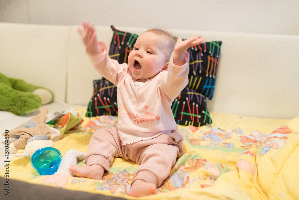 Baby Raising Hand