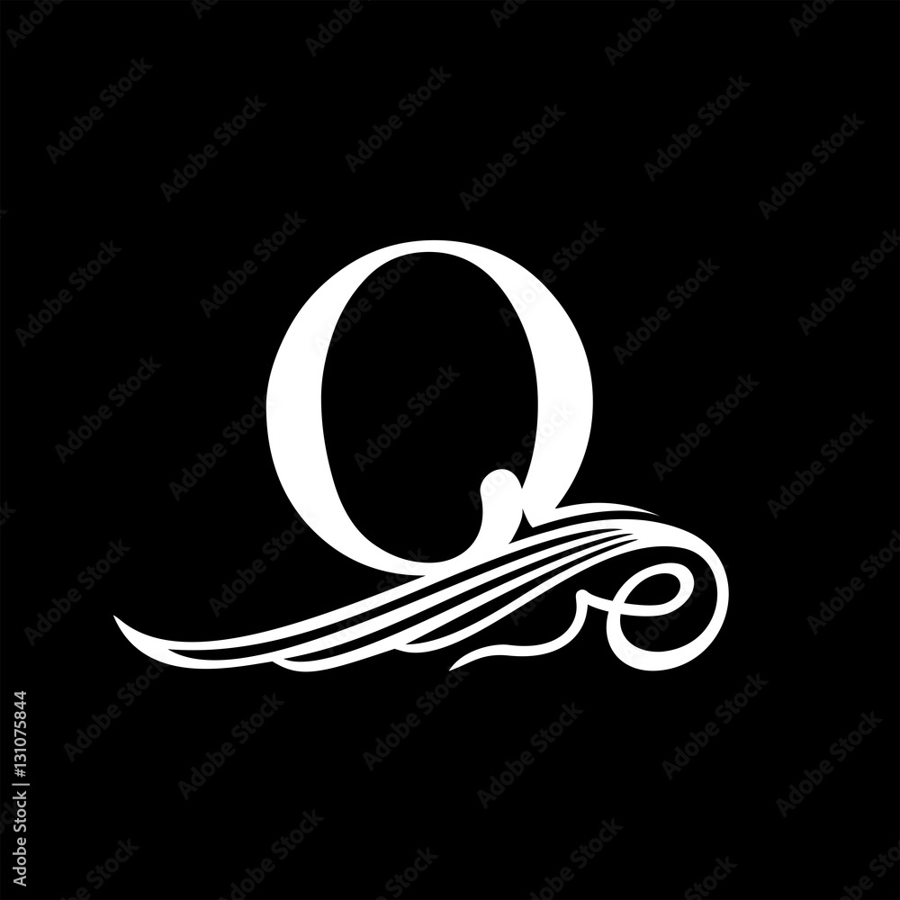 Capital Letter O for Monograms, Emblems and Logos. Beautiful Filigree ...